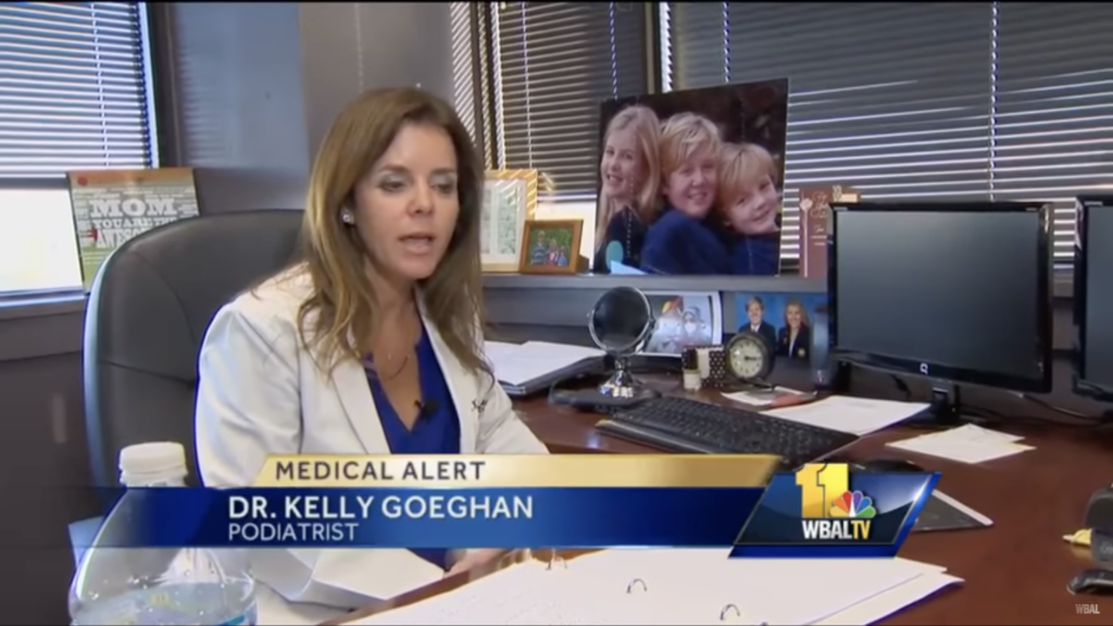 Kelly Geoghan, DPM, featured in MLS Laser Therapy segment on local ...